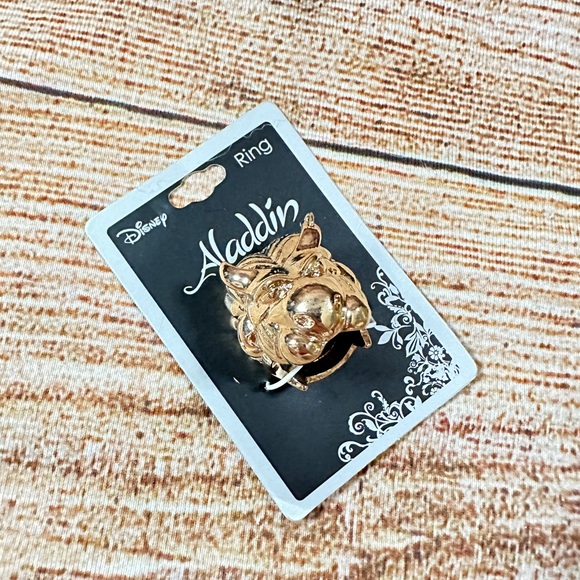 Disney | Jewelry | Disney Aladdin Nwt Cave Of Wonders Biting Lion Ring ...